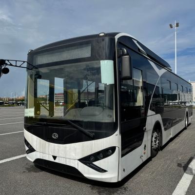 China EV Zonson Secong-hand City Bus for 2 Passenger Doors and White Exterior for sale