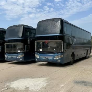 China Second-hand One-and-a-half-story Buses With 57 To 59 Seats , LHD Steering Position for sale