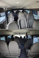 China 14-Seat Second Hand Mini Bus Diesel Jiangling Transit CN-4 Van with 145km/h Top Speed for sale