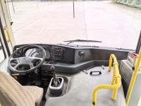 China Second-hand 8-meter Left-hand Drive Green Diesel Bus with 3767 ml Displacement for sale