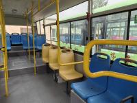 China Second-hand 8-meter Left-hand Drive Green Diesel Bus with 3767 ml Displacement for sale