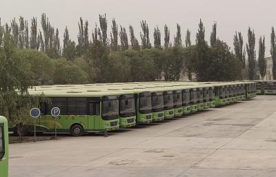 China 2017 year 8 Meter LHD Used City Bus with 2-Steps Design and 3800 ml Displacement for sale
