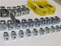 China Metal Support Brackets Parts For Rail Screw Terminal，Terminal Block Clamp for sale