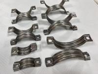 China Stainless steel U-shaped hose saddle clamp U-shaped hose clamp for sale