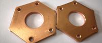 China Ultra Thin Precision Flat Brass Gasket Copper Profile Gap Sheet Metal Gasket for sale