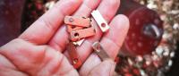 China Plug piece hardware pin Power pin Electrical power plug pin hardware stamping for sale