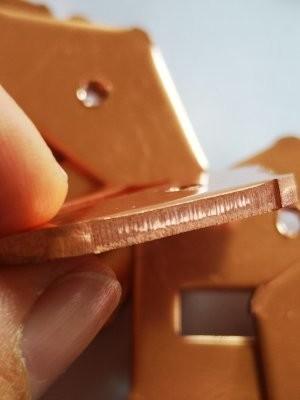 China Laser Cutting Processing Of Copper Plate Metal Forming for sale