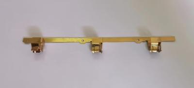 China Non-standard brass stamping parts Custom power socket stamping parts Custom copper stamping parts for sale