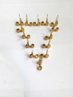 China Electrical Draw Brass Stamping Parts Precision Progress Metalwork Auto Parts for sale