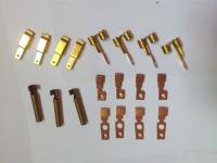 China Brass Nickel Plating Progressive Metal Forming , Metal Stamping Parts Cable Connectors for sale