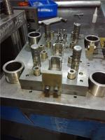 China Brass Bronze Copper Progressive Sheet Metal Dies , Sheet Metal Parts Pin Terminal Connector for sale