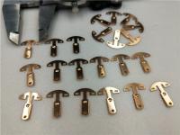 China High Precision Punch Press Dies , Progressive Die Components Copper / Brass Alloy Terminal Pin Parts for sale