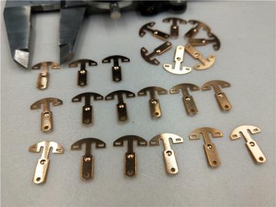 China High Precision Punch Press Dies , Progressive Die Components Copper / Brass Alloy Terminal Pin Parts for sale