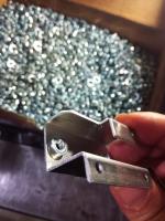 China Aluminium Alloy Progressive Die Stamping  , Heat Sink Bending Metal Press Dies Riveting Two Screws for sale