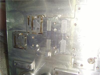 China Aluminum Metal Stamping Dies Natural Anodized Heat Sink Form Blanking Mold for sale