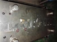 China Electrical Through Hole Sheet Metal Parts Spring Battery Contact Holder With Two Pins for sale