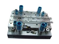 China Progressive Sheet Metal Stamping Dies One Row Copper Material With Riveting Assembling for sale