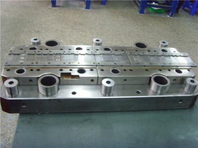 China High Precision Progressive Draw Dies , Sheet Metal Stamping Parts Four Cavities for sale