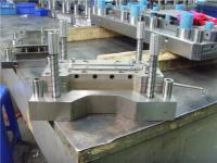 China Bending Stamped Sheet Metal Parts , Custom Die Cut Elongated Slot Steel Channel for sale