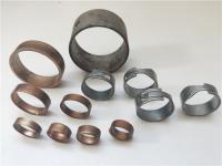 China Different Size Metal Stamping Rings , Progressive Sheet Metal Copper Material for sale