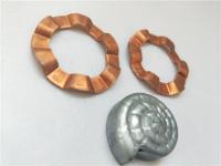 China Copper Sheet Brass Stamping Parts Progressive Die Products With Wave Shape for sale