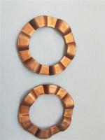 China Copper Sheet Brass Stamping Parts Progressive Die Products With Wave Shape for sale