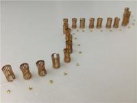 China Progressive Forming Dies Precision Metal Stamping Spring Plunger Pogo Pin Connector for sale