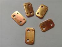 China Pure Copper Tags Metal Stamping Parts , Blank Progressive Sheet Metal Dies for sale