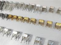 China Four Cavities Sheet Metal Bending Dies Remote Control Interface Connector 0.2mm Thickness for sale