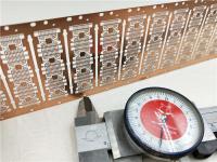 China Abnormal Shape Thin Stamped Lead Frame High Speed Press ±0.0002mm Tolerance for sale