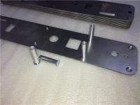 China Metal Stamping Materials / Progressive Metal Stamping Thick Door Lock Steel Parts for sale