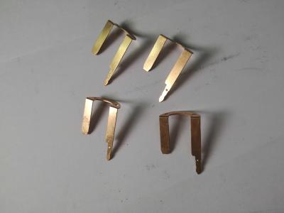 China Factory production and processing of all kinds of metal stamping parts contact sheet battery shrapnel metal buckle hardware shrapnel reed for sale