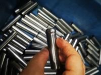 China Stainless steel special shape pin with circlip pin single and double head with groove circlip pin with hard hardening 50° custom for sale