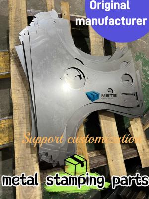 China Customized processing of stainless steel and brass sheet metal stamping hardware components for conductive connection contact clips, snap fasteners, wire codes, corner angles, and rivets. for sale