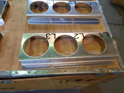 China Custom Aluminum Stamped Mounting Bracket for Electrical and Industrial Equipment for sale