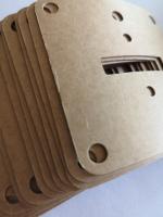 China Precision Die-Cut Insulating Paper Gasket - High-Strength Kraft Fiberboard Pad with Multiple Holes for Electrical, Automotive, and Hardware Applications for sale