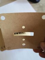 China Precision Die-Cut Insulating Paper Gasket - High-Strength Kraft Fiberboard Pad with Multiple Holes for Electrical, Automotive, and Hardware Applications for sale