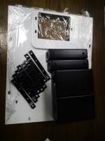 China Custom Black Powder-Coated Stamped Mounting Brackets | Multi-Hole Sheet Metal Support Plates | Precision Bending Steel Fixing Parts for Industrial and Electrical Assemblies for sale