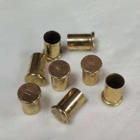 China Custom Brass Deep Drawn Cap Shells | Precision Stamped Copper Housing with Flanged Edge | Metal Enclosure Parts for Sensors, Magnets, or Electrical Connectors for sale