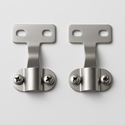 China Stainless Steel Mounting Clips – Heavy-Duty Fastening Brackets for Panels, Cabinets, and Equipment, Surface Mount Clamps with Screws for sale