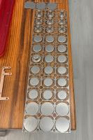 China Precision Metal Stamping Parts – Stainless Steel Drawn Caps and Covers, Battery Shells or Enclosure Shields with Flanged Edge for Industrial Use for sale