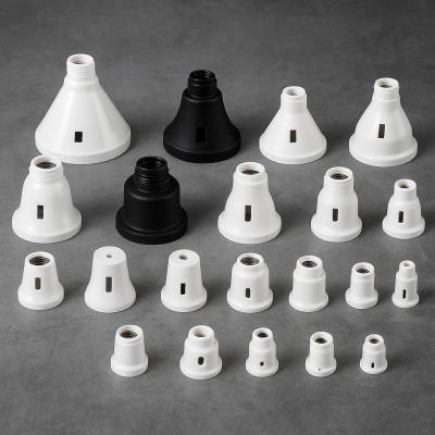 China Custom Plastic Lamp Holder Covers – Flame-Retardant Light Socket Housings for LED, Spotlight, and Ceiling Fixtures for sale