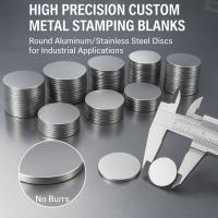 China High Precision Custom Metal Stamping Blanks – Round Aluminum/Stainless Steel Discs for Industrial Applications for sale