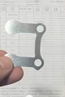 China Custom L-Shaped Precision Metal Stamping Brackets – Stainless Steel Mounting Plate with Dual-Hole and Turned Arm Design for Motor, PCB, and Sensor Assemblies** for sale