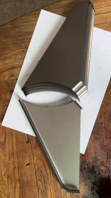 China Custom Brushed Stainless Steel Corner Trim – Decorative Sheet Metal Bending Panel for Architectural and Equipment Edge Protection for sale