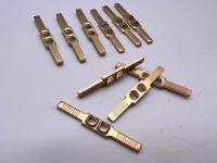 China Custom Brass Stamped Contact Terminal – High-Conductivity Electrical Connector Tabs for Switches, Relays, and PCB Modules for sale