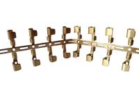 China OEM Stamped Brass Wire End Contact Terminals | Custom Electrical Crimp Terminals for Cable Connections | High Conductivity Copper Alloy Connectors for sale