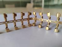 China OEM Stamped Brass Wire End Contact Terminals | Custom Electrical Crimp Terminals for Cable Connections | High Conductivity Copper Alloy Connectors for sale