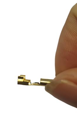 China Single Hole Receptacle Terminal with Extended Body – Electrical Brass Terminal for Wire Harness for sale