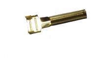 China Single Hole Receptacle Terminal with Extended Body – Electrical Brass Terminal for Wire Harness for sale